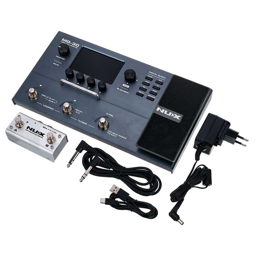 NUX MG-30 Multi-Effects & Amp Modeler – Stompbox.in